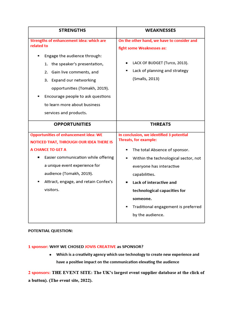 Swot Analysis | PDF