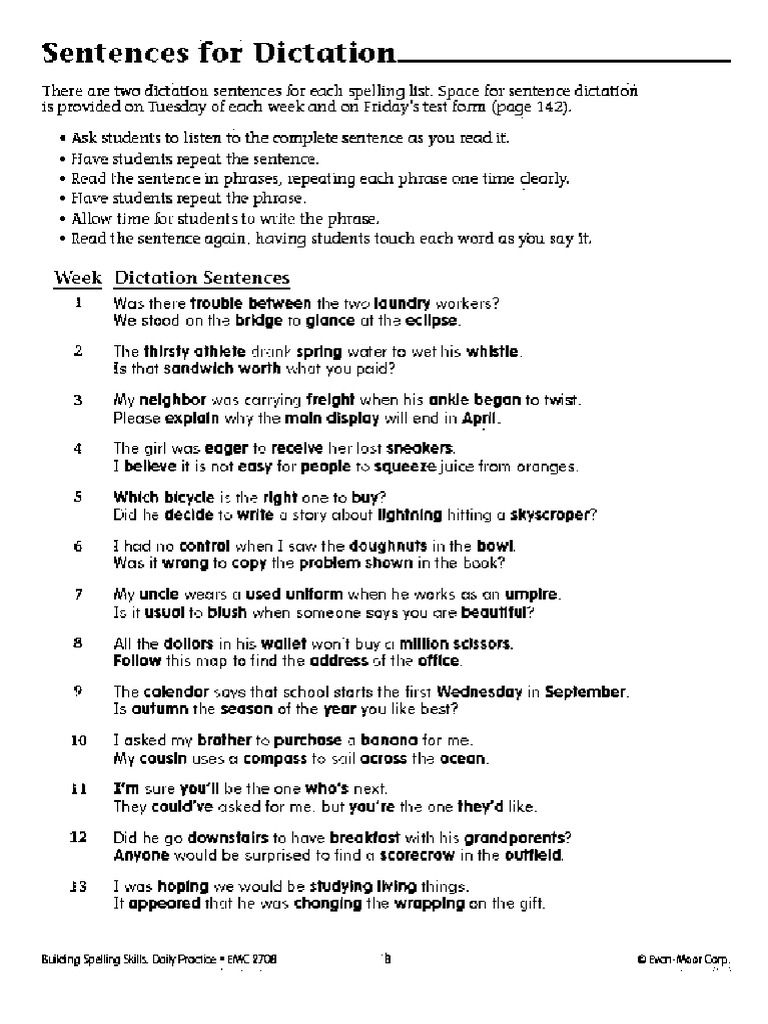Building Spelling Skills Level 4-8 | PDF