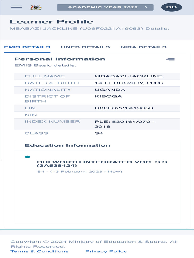 Learner Profile - DEMIS | PDF