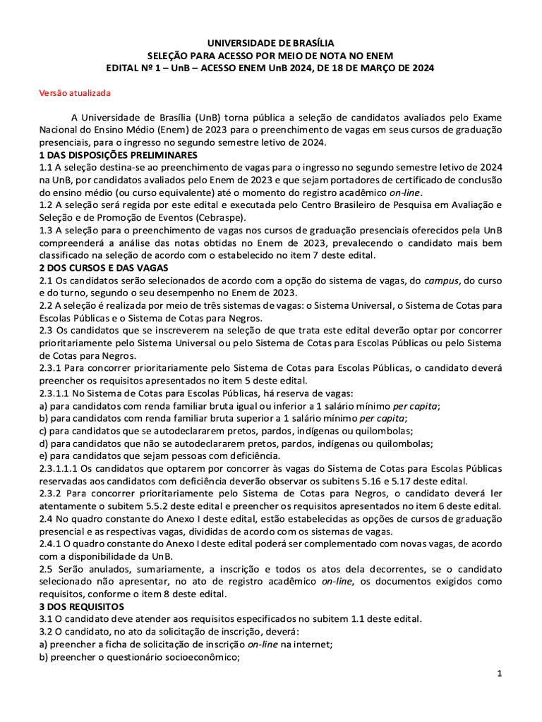 Ed 1 2024 Acesso Enem Abertura Atualizado Ret 1 | PDF