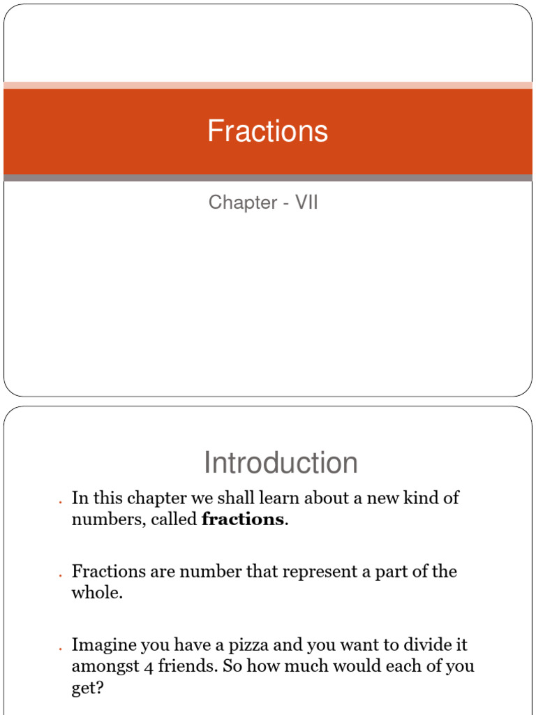7 Fractions | Download Free PDF | Arithmetic | Mathematical Notation