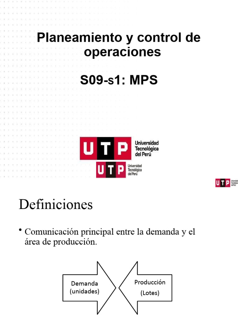 S09.s1 - MPS 2 PROBLEMAS | PDF | Planificación | Economias