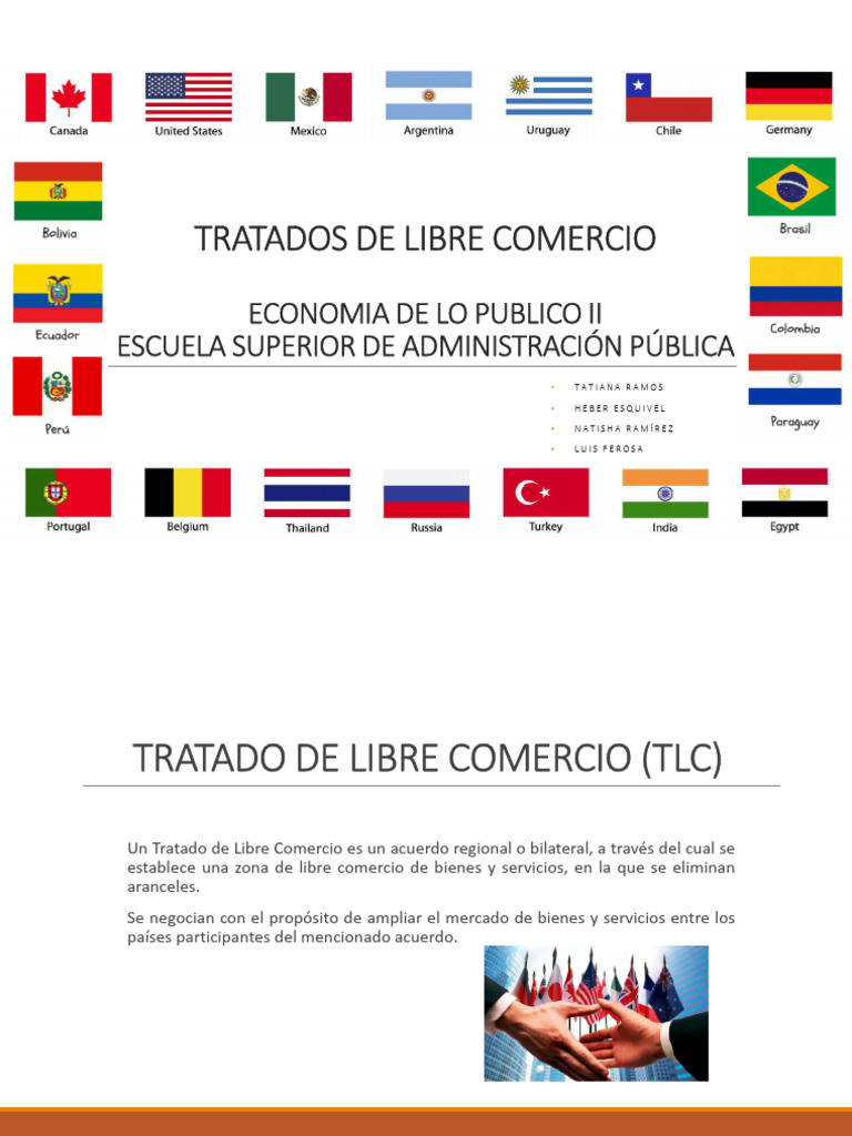 Acuerdos y Tratados de Libre Comercio | PDF | Comercio | Barreras no arancelarias al comercio