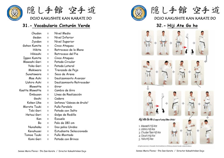 31 - 32 Vocabulario Verde y Hiji Ate Goho | PDF