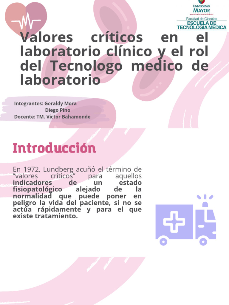 Valores Críticos en Laboratorio Clínico | PDF | Fluido cerebroespinal ...