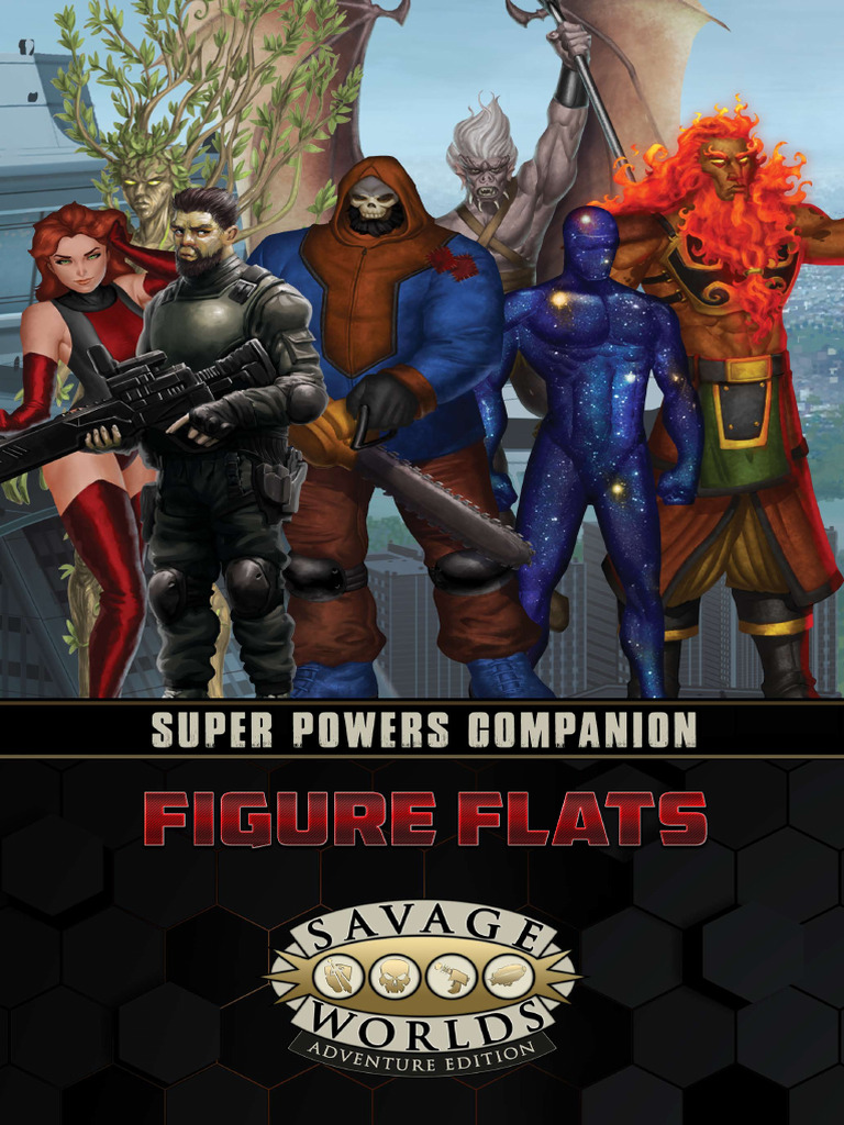 Savage Worlds RPG PEG Adventure Edition Super Powers Companion Figure | PDF