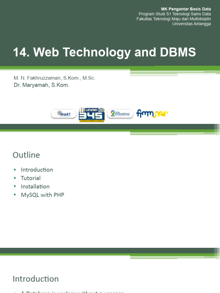 Web Technology and DBMS | PDF | Php | World Wide Web