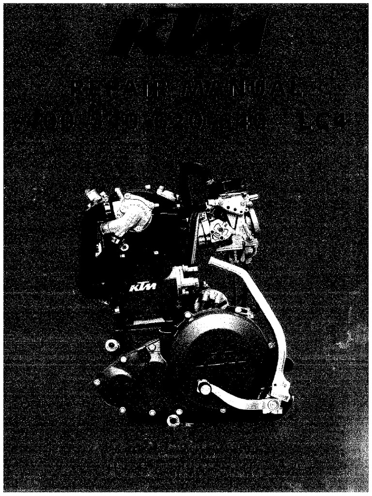 KTM Lc4 Repair Manual 400 - 540 - 620 - 640.compressed | PDF