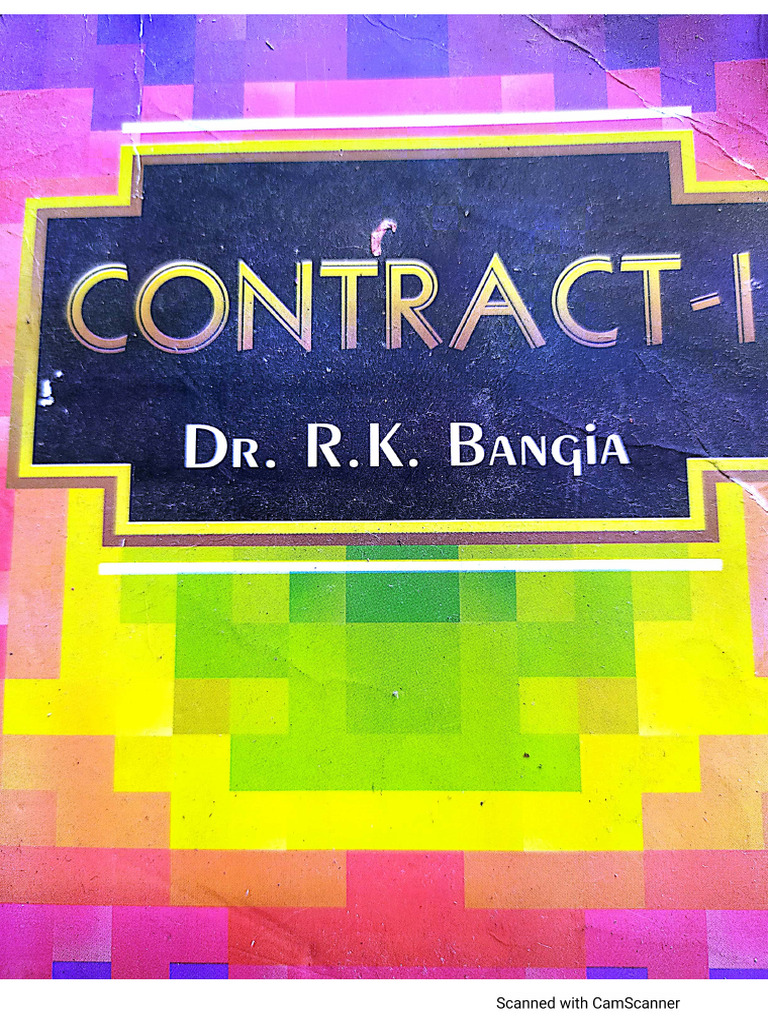 Contract R.K. Bangia Scanned | PDF