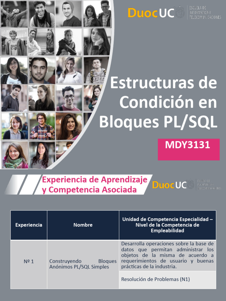 1 - 3 - 1 - Estructuras de Condiciones en Bloques PLSQL | PDF | Pl / Sql | Software propietario