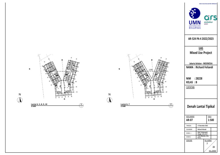 Mixed Use Project Design AR-524 | PDF