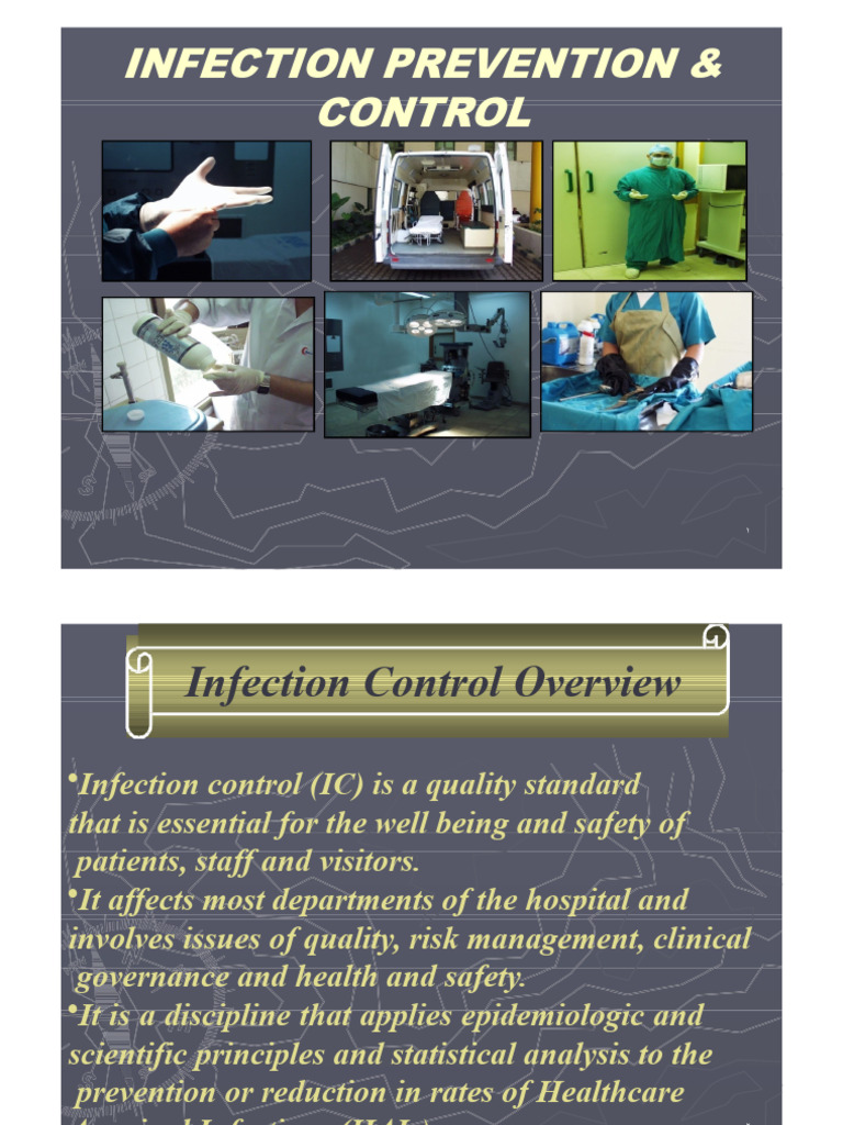 Infection Prevention Control | PDF | Infection | Personal Protective Equipment