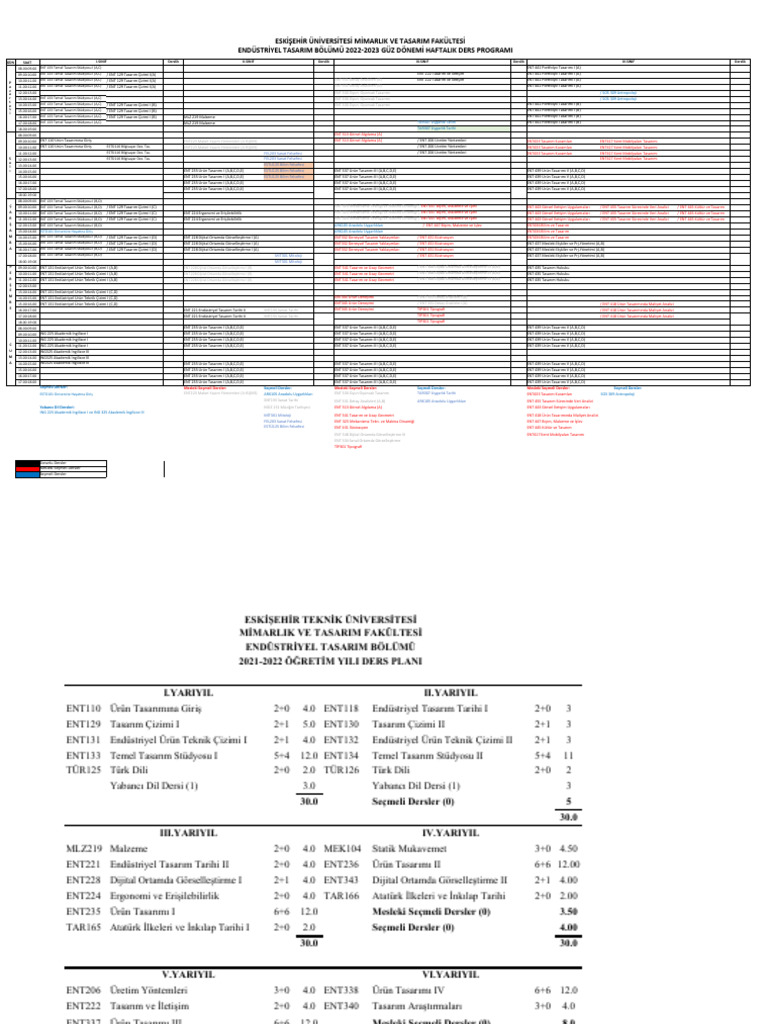 2022-2023 GÜZ End - Tas Ders Prog 2 | PDF