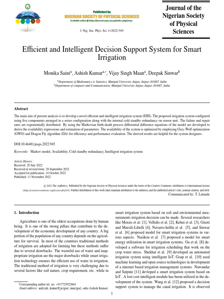 Efficient and Intelligent Decision Support System | PDF | Mathematical ...