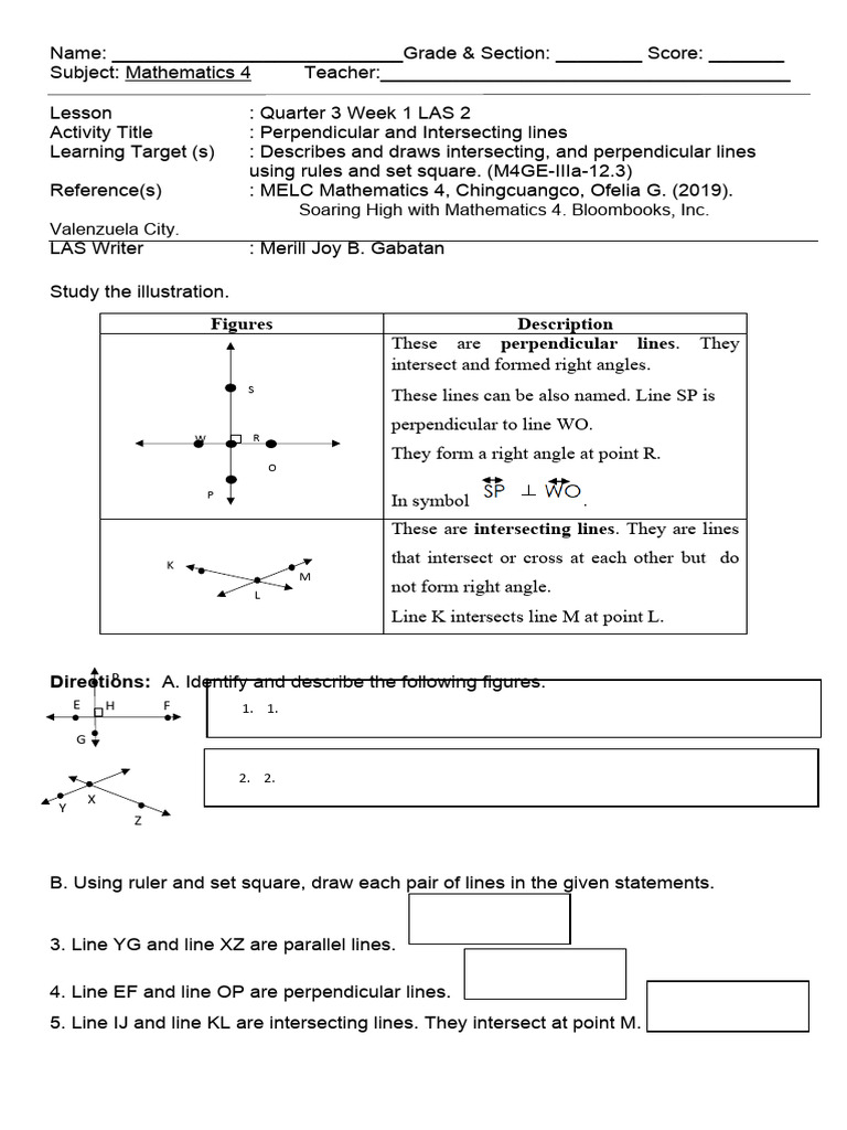 Math4 Q3W1 LAS2 LAS3 | PDF
