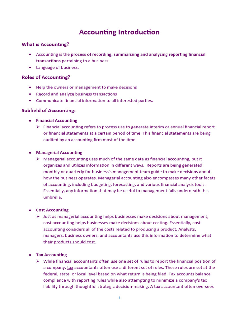 Accounting Introduction - 2 | PDF | Debits And Credits | Equity (Finance)