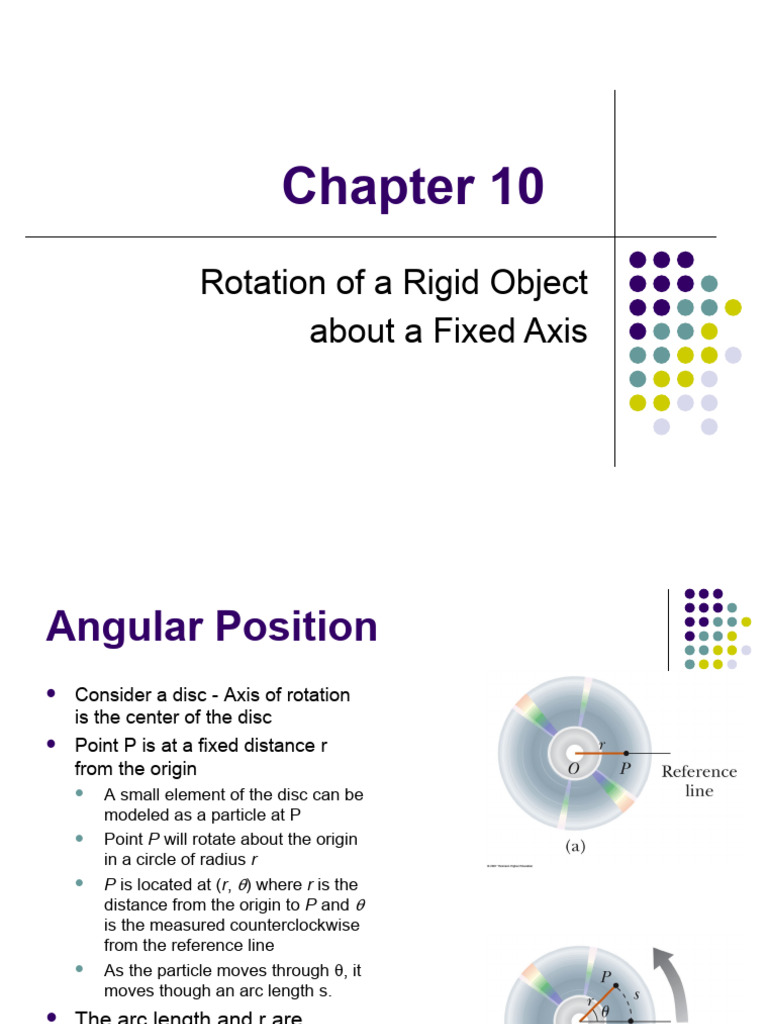 Week 7 Lecture | PDF | Rotation Around A Fixed Axis | Acceleration