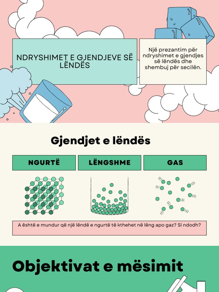 Ndryshimet e Gjendjeve Të Lëndës - 20240221 - 211744 - 0000 | PDF