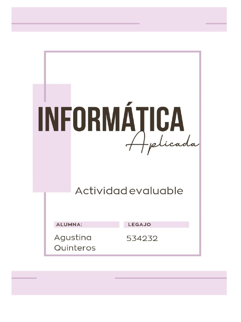 TP 1 Informatica | PDF | Hardware de la computadora | Periférico