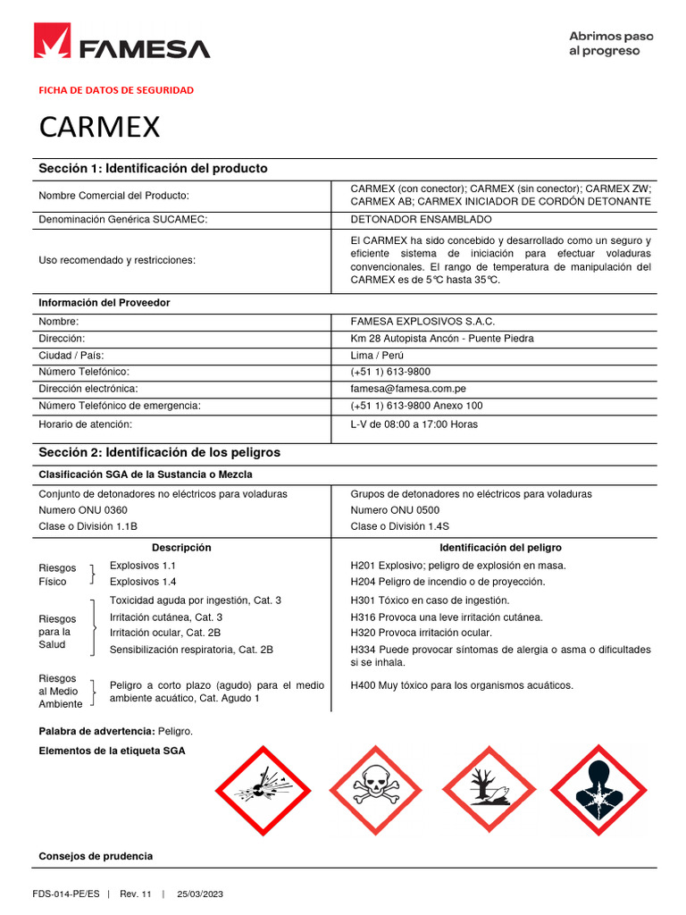 FDS Carmex | PDF