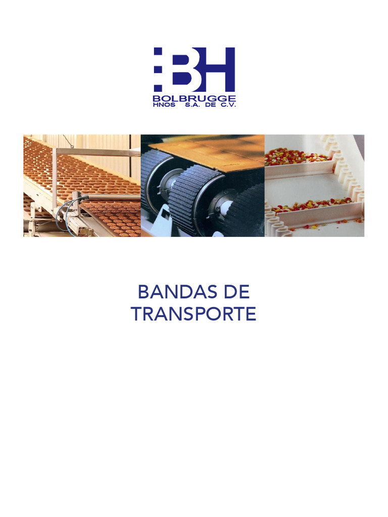 BANDAS DE TRANSPORTE PVC Y PU Mar2021 | PDF | Materiales | Sector secundario de la economía