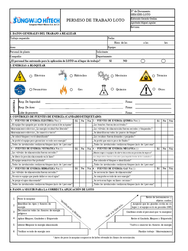 Permiso de Trabajo LOT | PDF | Metrología | Naturaleza