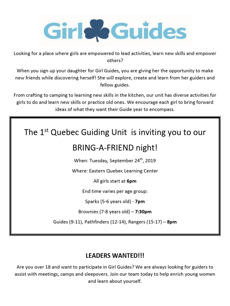 Bring A Friend Flyer | PDF