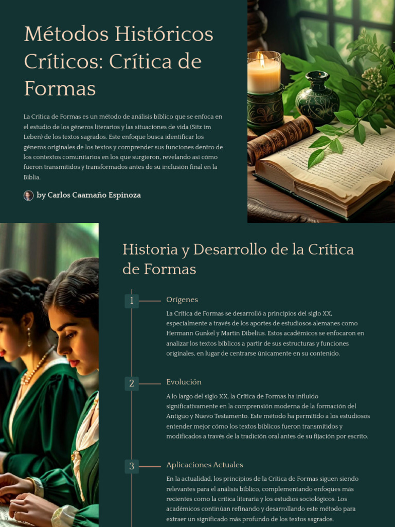 Crítica de Formas en Análisis Bíblico | PDF | Biblia | Crítica textual