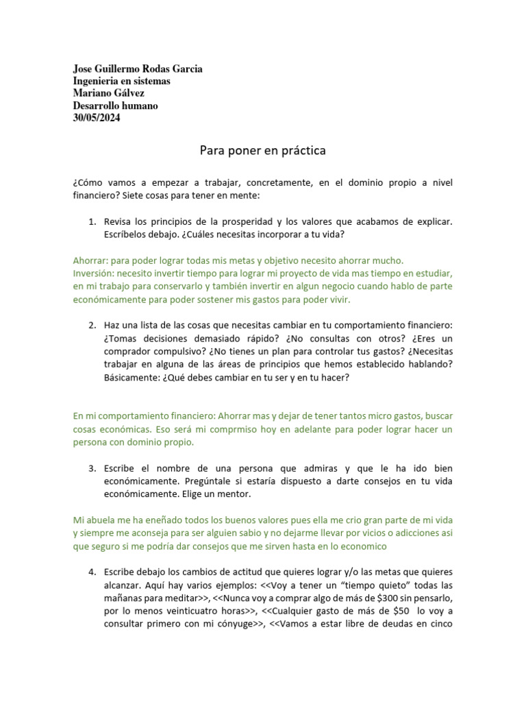 El Principio Del Dominio Propio | PDF