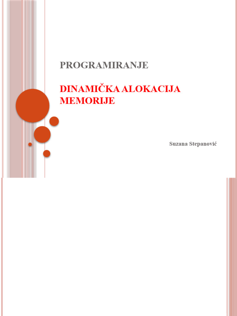 Alokacija Memorije | PDF
