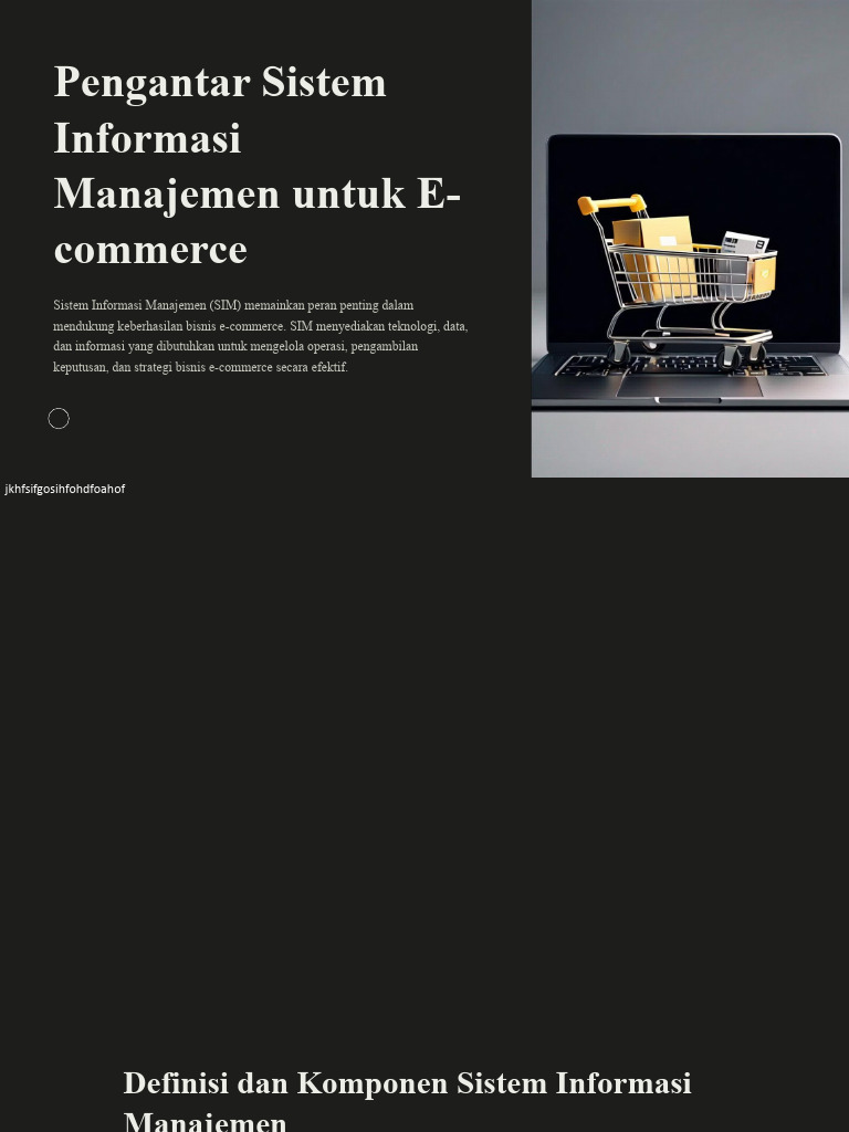 Kelompok 5 (SIM Untuk E-Commerce) | PDF