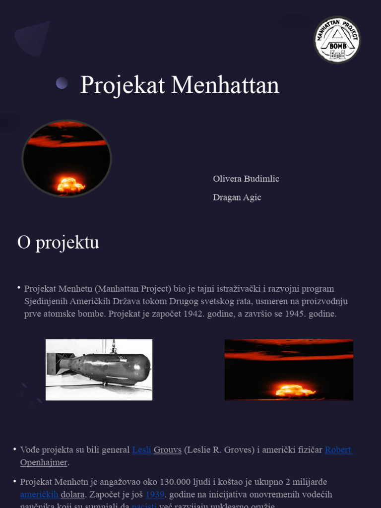 Projekat Menhattan | PDF