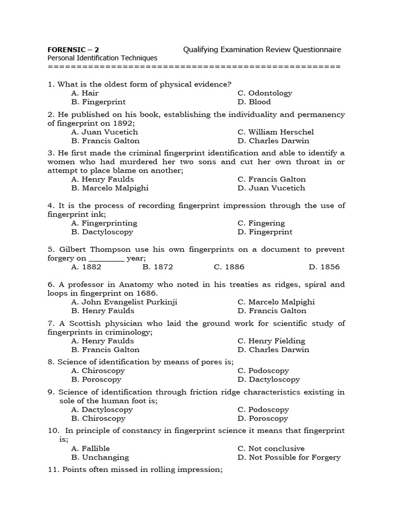 Gilbert Thompson's Fingerprint Legacy | PDF | Fingerprint