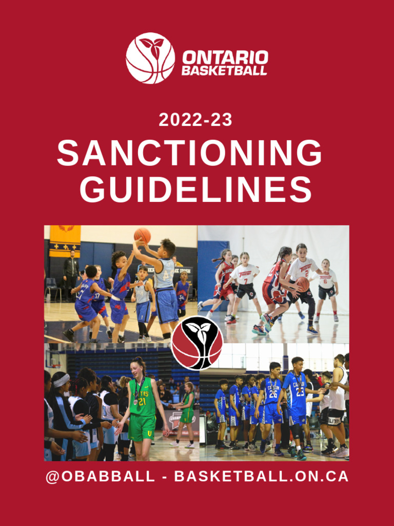 2022 23 Sanctioning Guidelines Manual | PDF | Tournament | Sports
