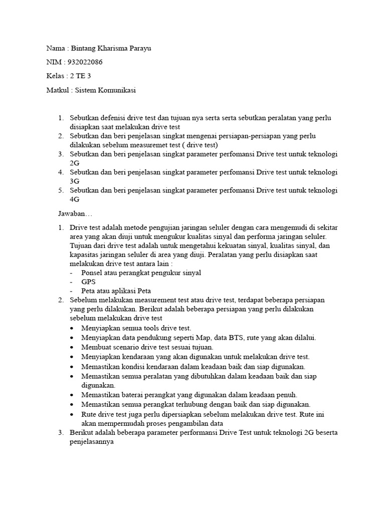 Bintang Kharisma - Tugas SisKom P9 | PDF