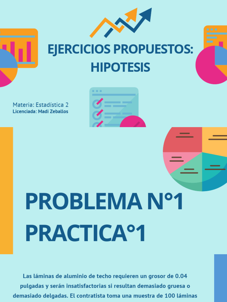 Estadistica 2 Ejercicios de Hipotesis | Descargar gratis PDF | Margen ...