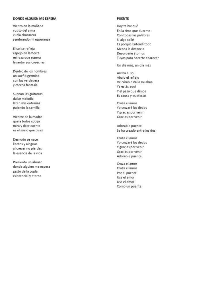 Cancionero 2024 RVP | PDF | Amor