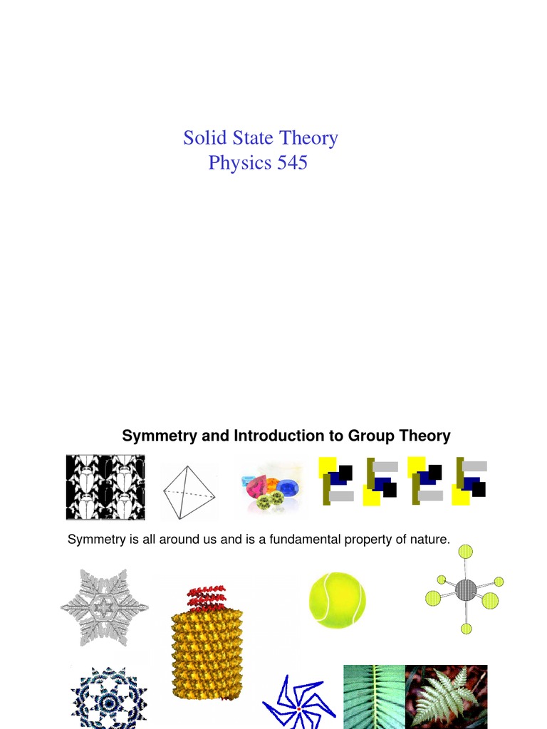 Symmetry | Group Theory | Symmetry