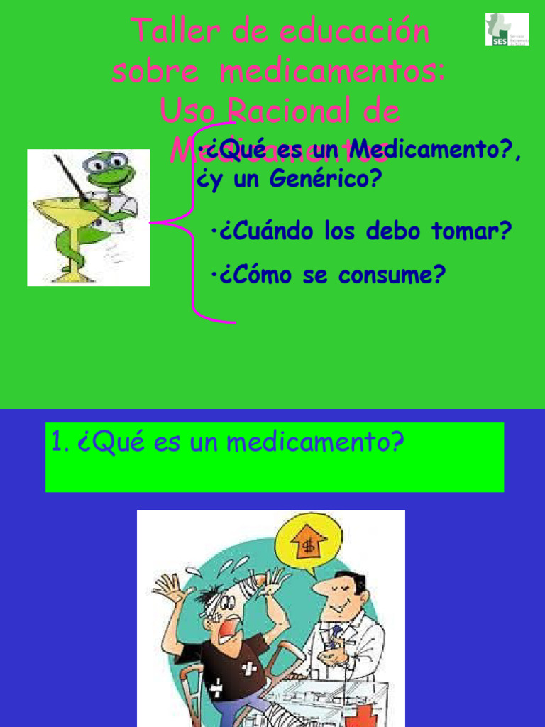 ¿Qué Es Un Medicamento - Cuándo y Cómo Tomarlo | PDF | Medicamentos con ...