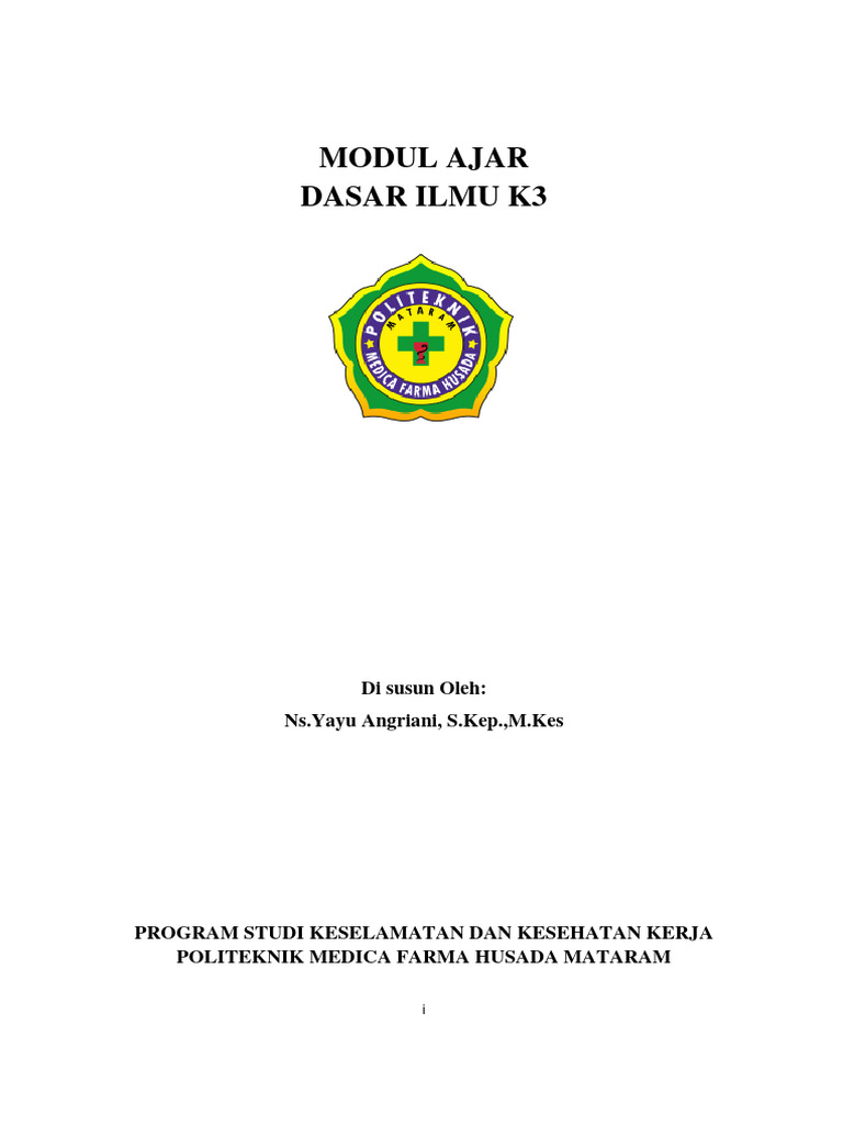 Modul Dasar Ilmu k3 | PDF | Bisnis | Komputer