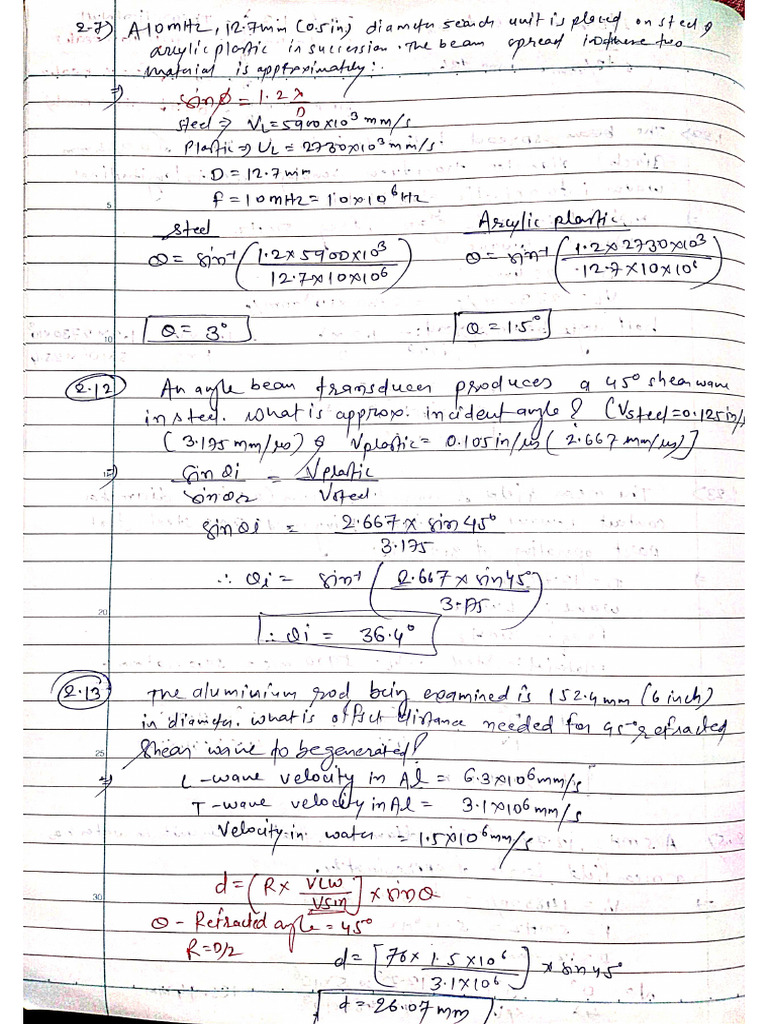 snell law problem | PDF