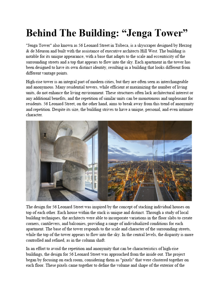 Behind The Building FN | PDF | Window | Building