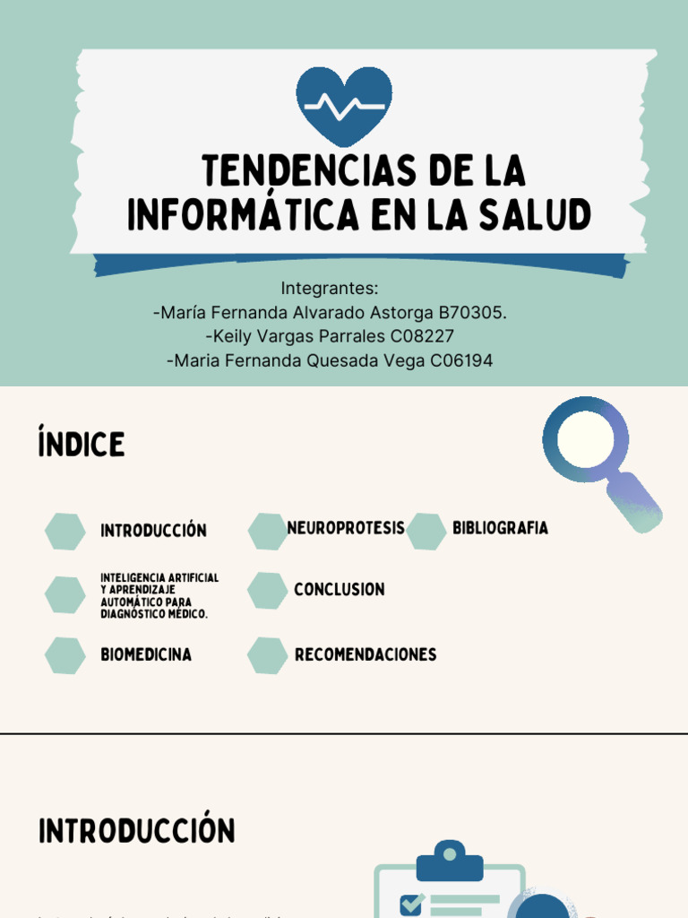 Tendencias de La Informática en La Salud | PDF | Inteligencia artificial | Inteligencia (IA) y ...