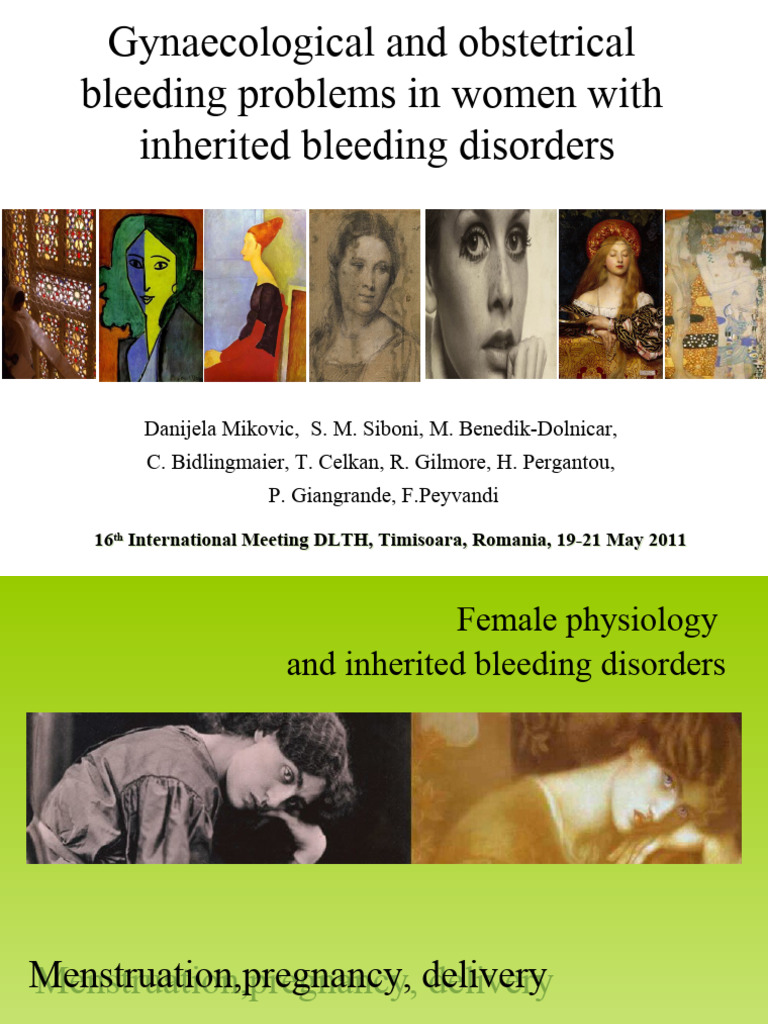 Danijela Mikovic: Gynaecological and Obstetrical Bleeding Problems in ...