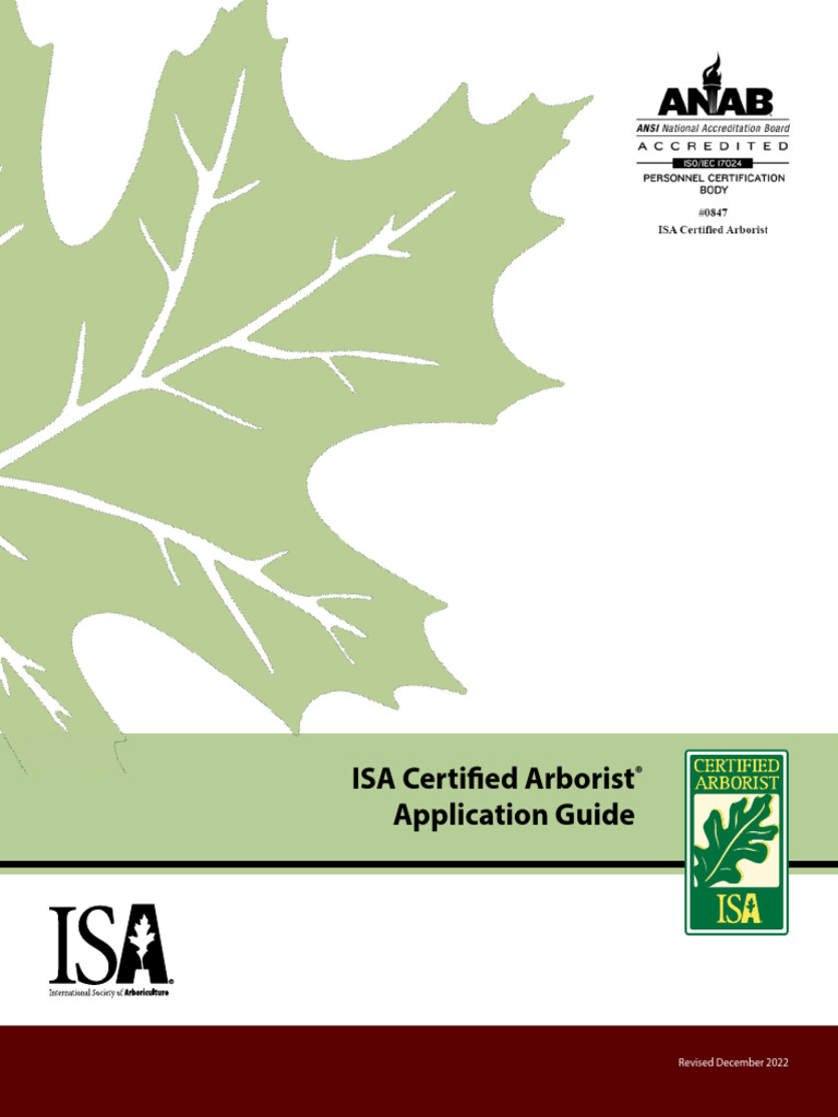 Cert Application Certified Arborist Download Free Pdf Professional