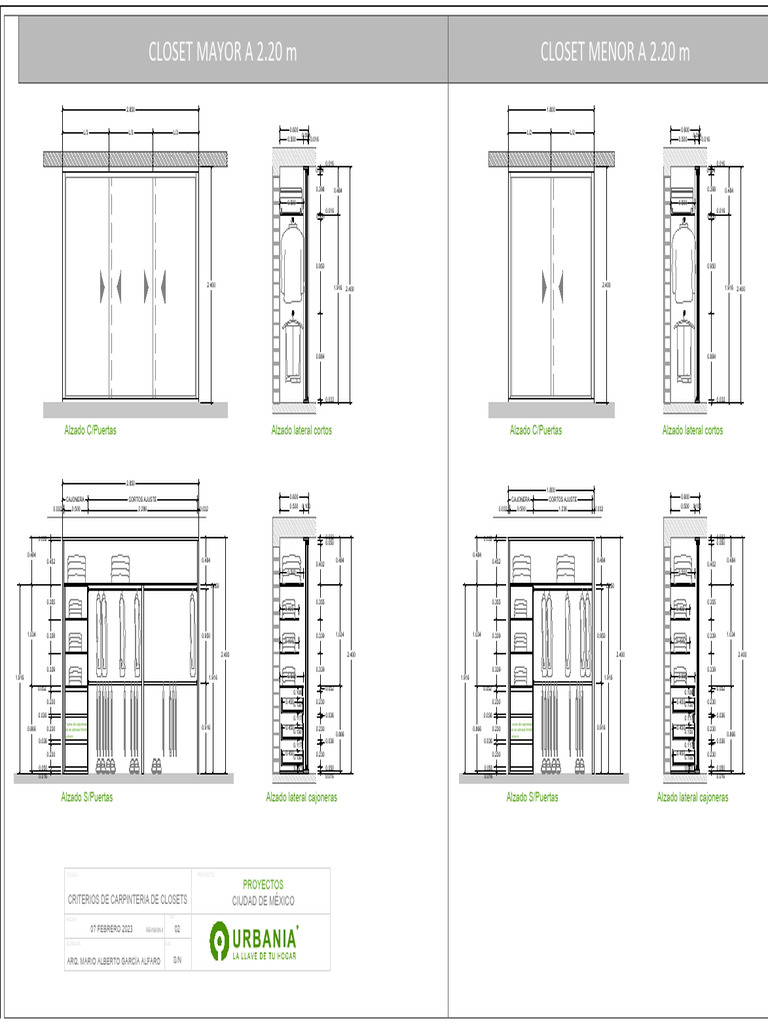 CRITERIO DE CLOSETS 230130-Model | PDF