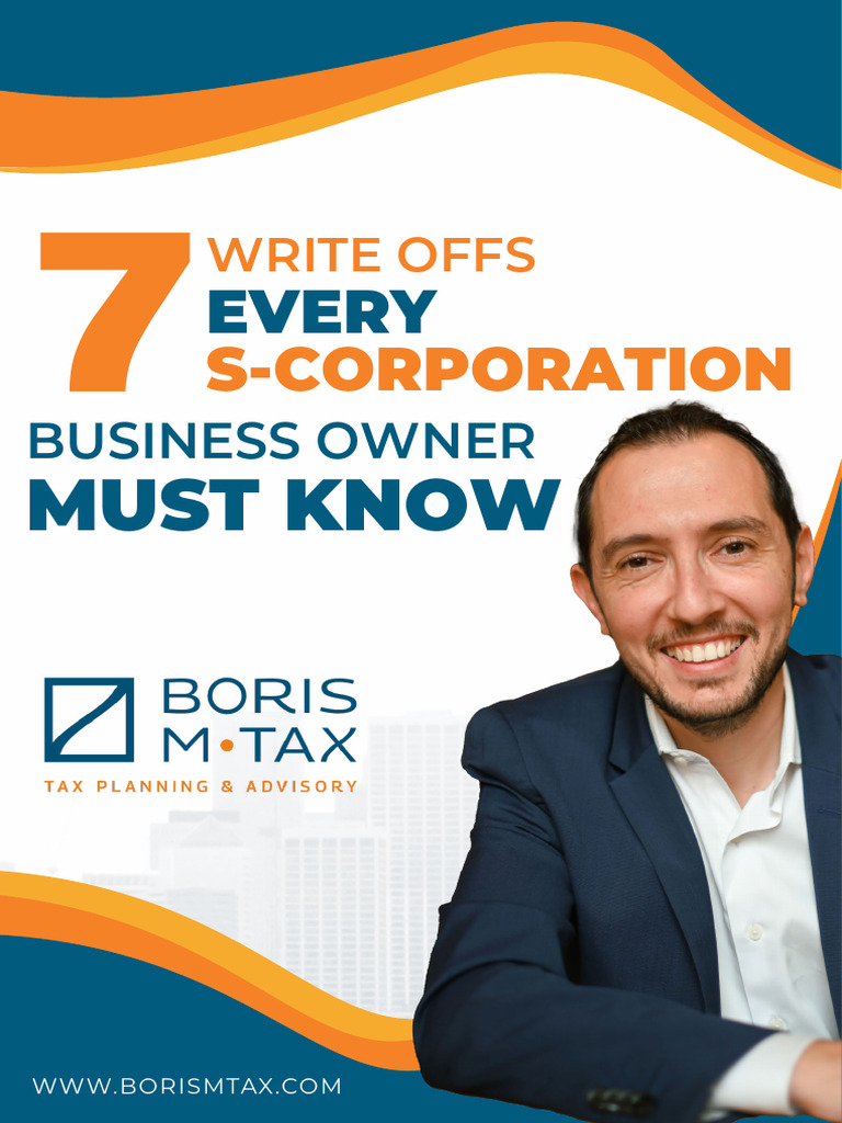 7 Write Offs Every S Corporation Business Owner Must Know | PDF | S ...