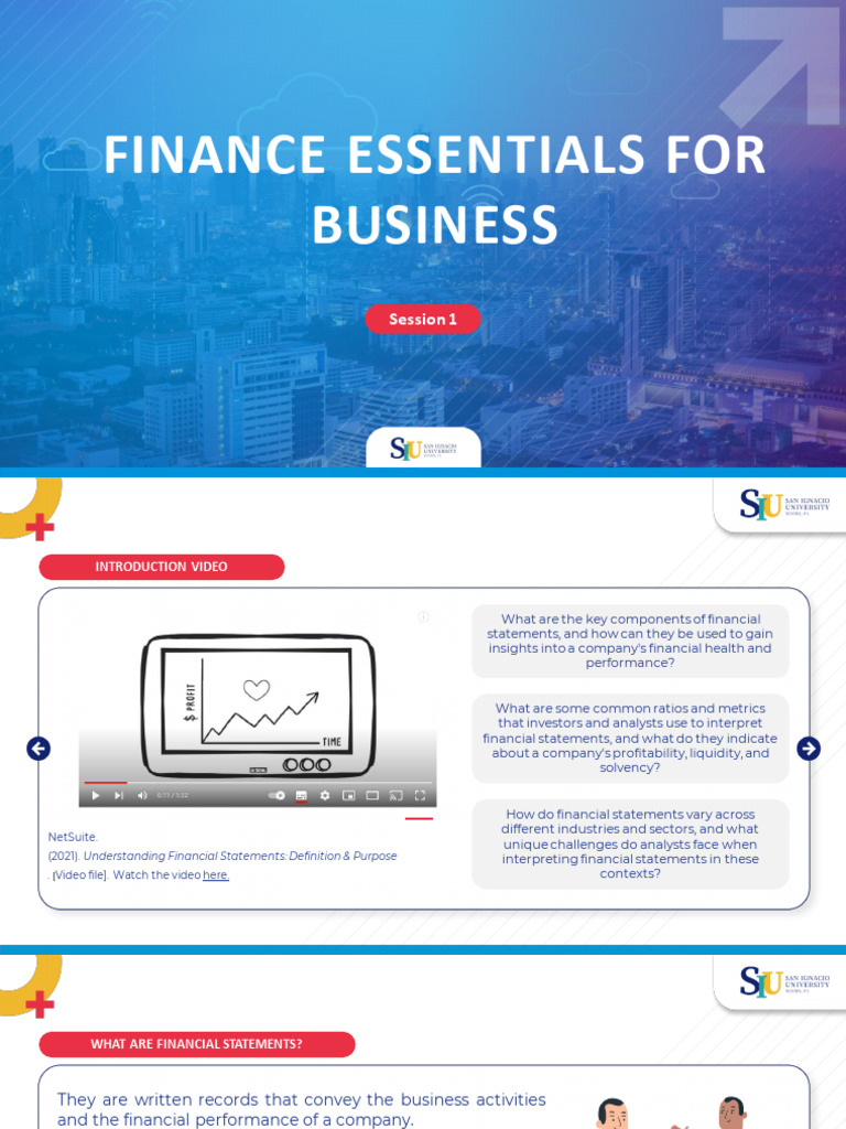 Finance Essentials For Business | PDF | Equity (Finance) | Balance Sheet