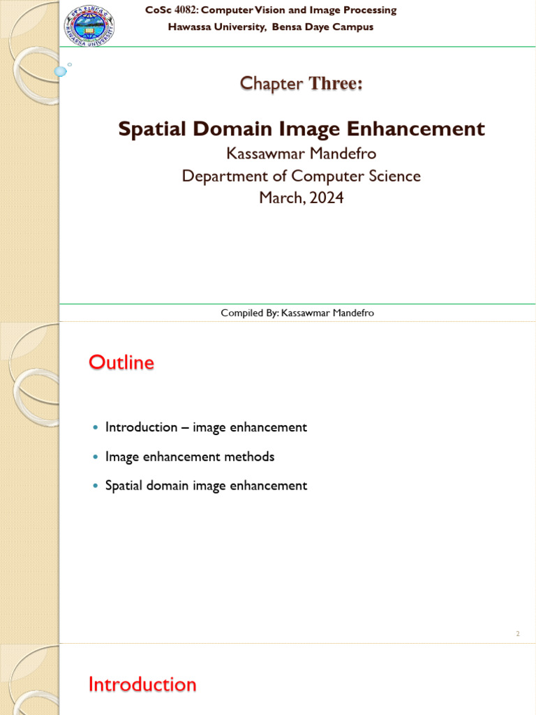 Chapter 3 | PDF | Image Editing | Digital Signal Processing