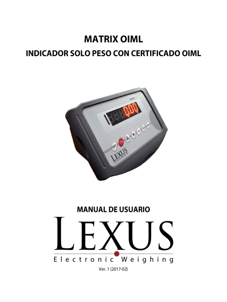 manual-matrix-oiml | PDF